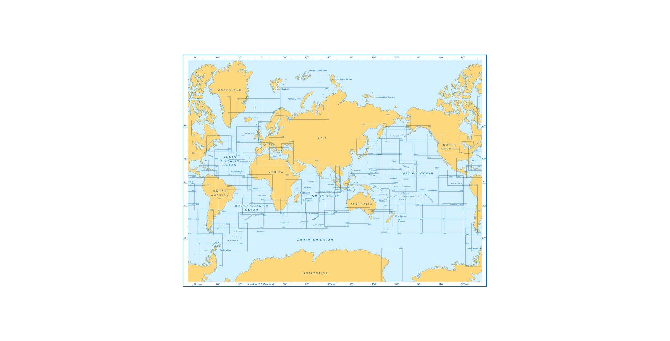 Admiralty Charts - The World A1 14 OutdoorGB