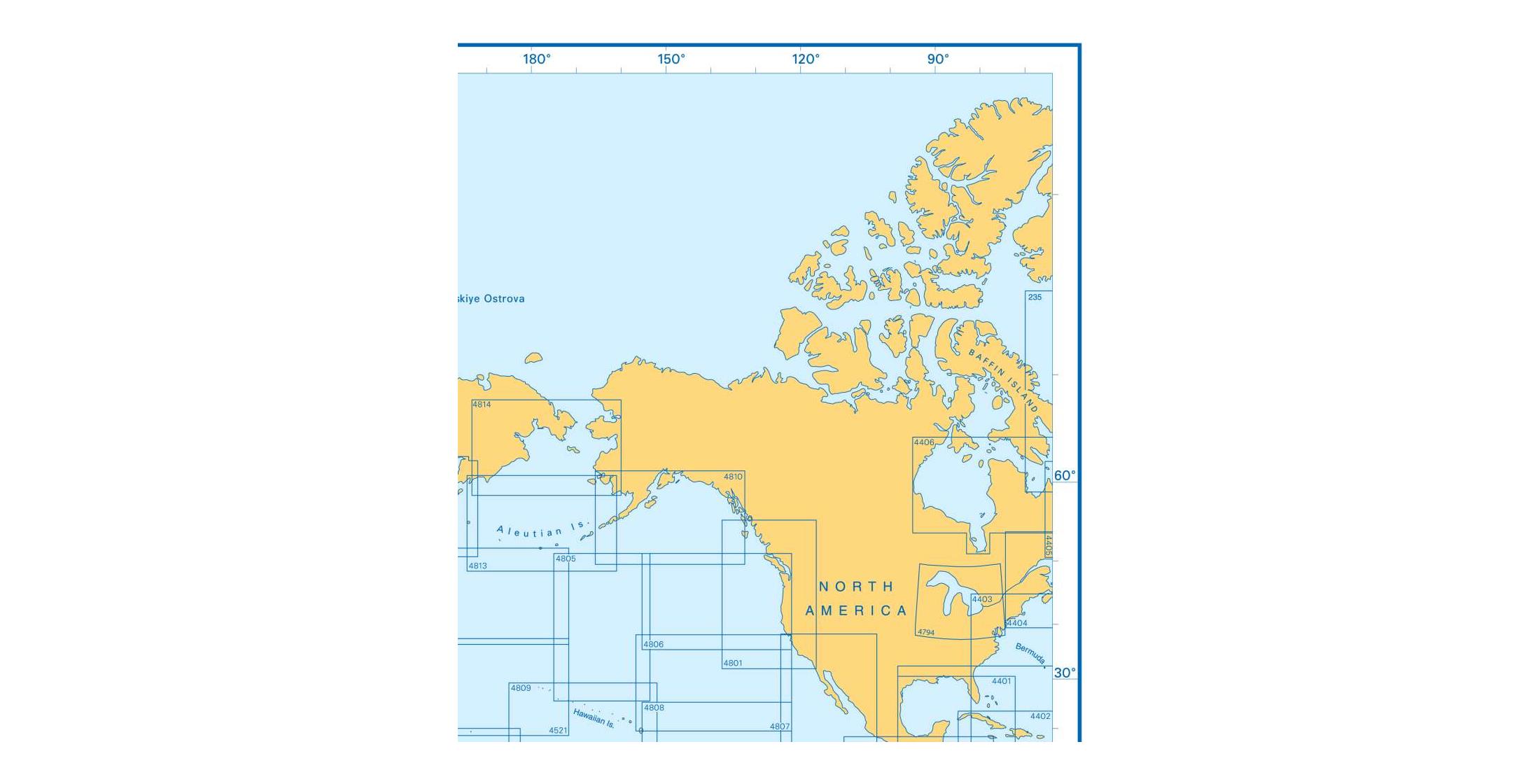 Admiralty Charts - The World A1 14 OutdoorGB