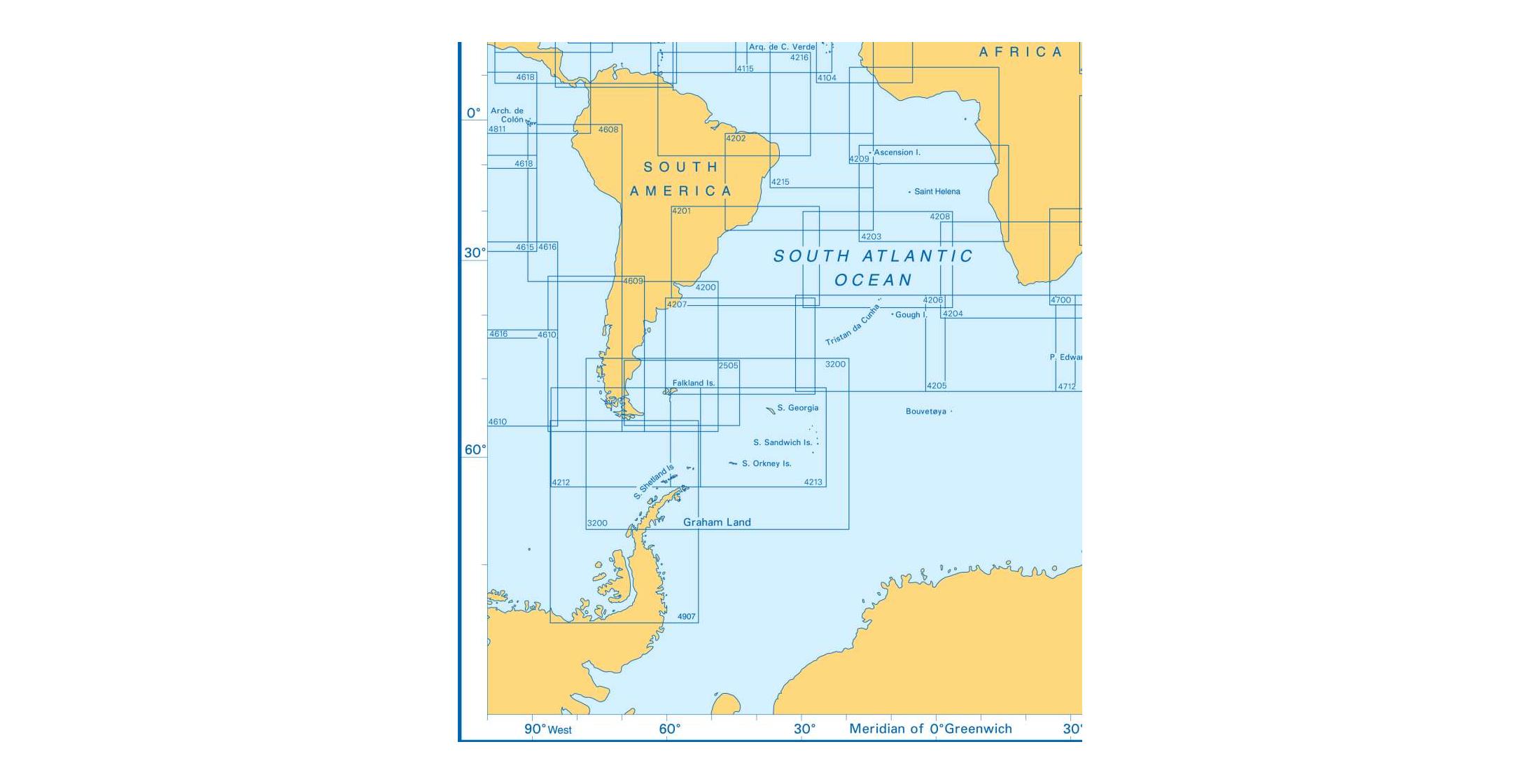 Admiralty Charts - The World A1 14 OutdoorGB