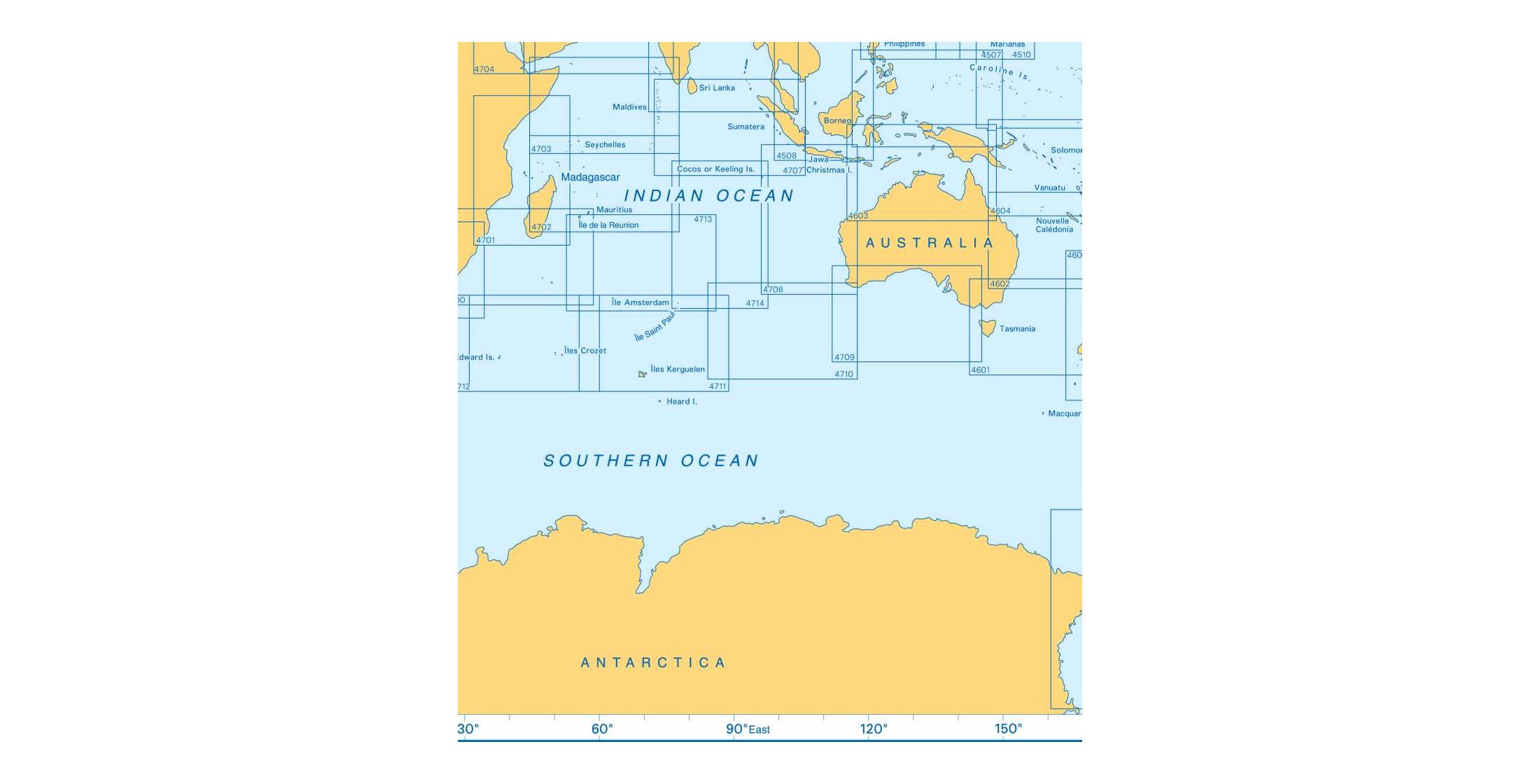 Admiralty Charts - The World A1 14 OutdoorGB