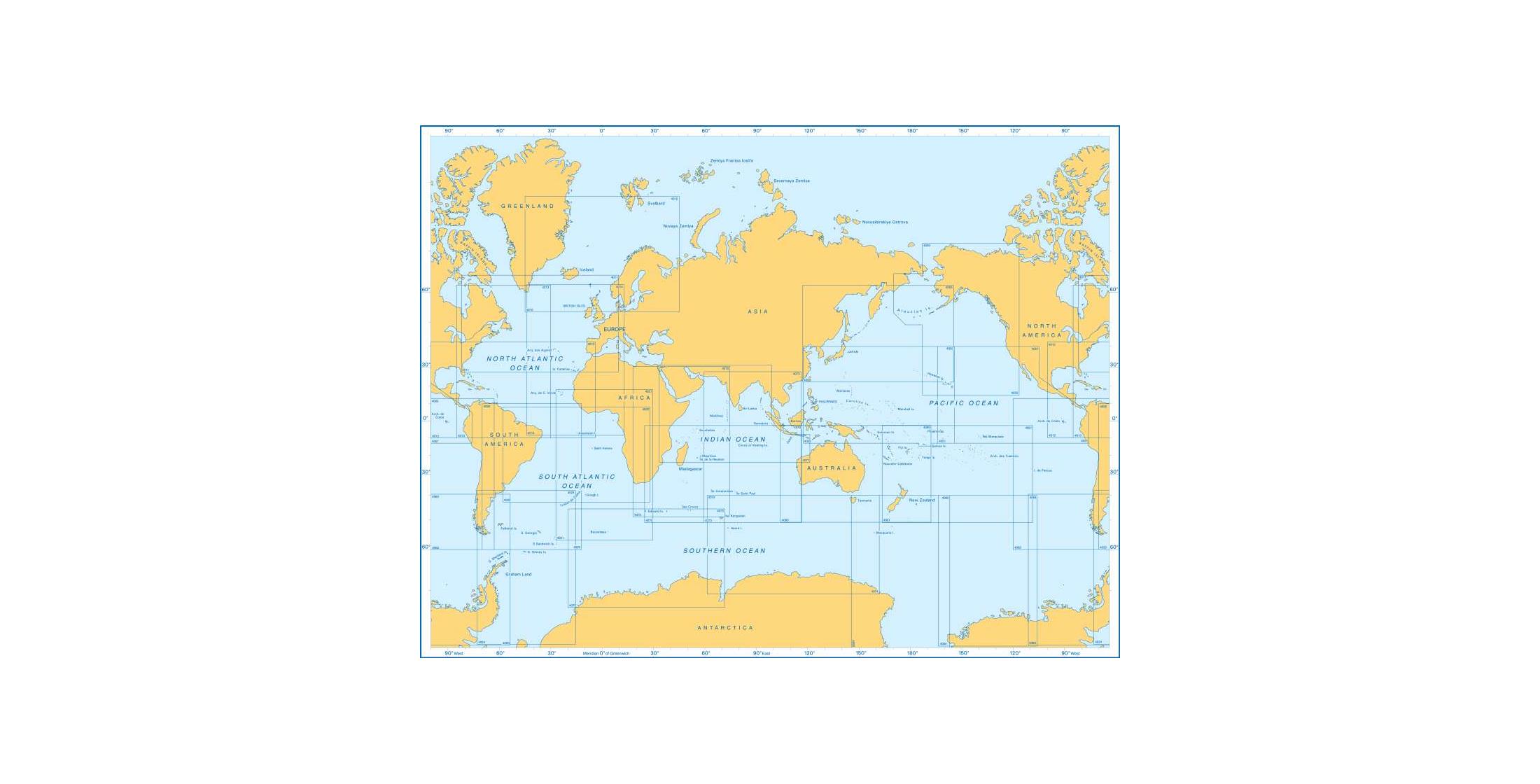 Admiralty Charts - The World: General Charts of the Oceans A 12 OutdoorGB