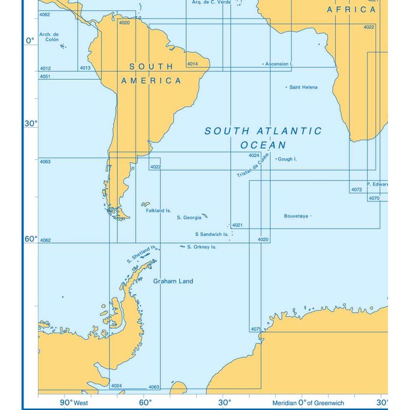 Admiralty Charts - The World: General Charts of the Oceans A 12 OutdoorGB