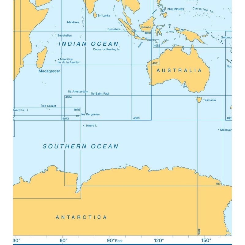 Admiralty Charts - The World: General Charts of the Oceans A 12 OutdoorGB