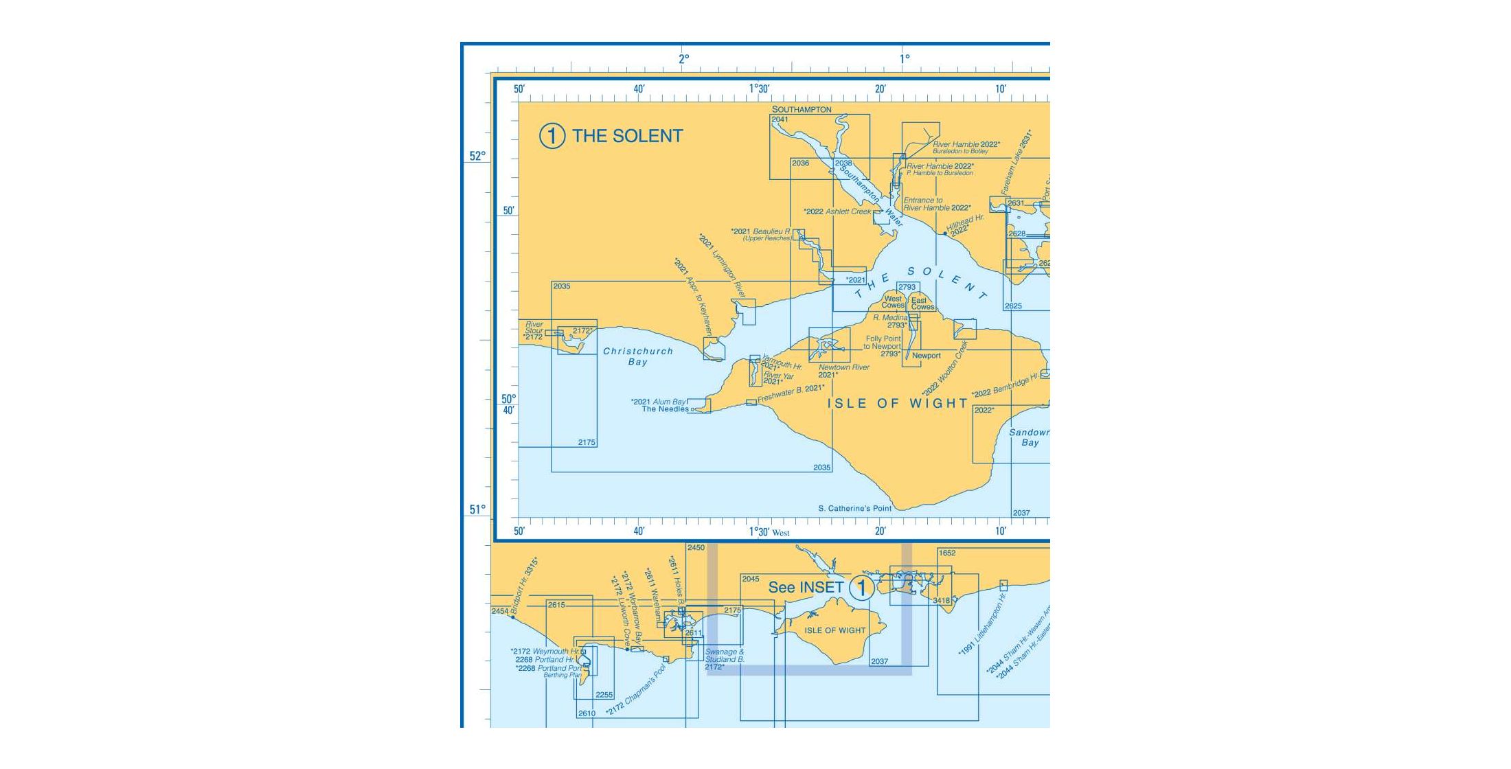Admiralty Charts English Channel (east) And North Sea (south) B2 29 ...