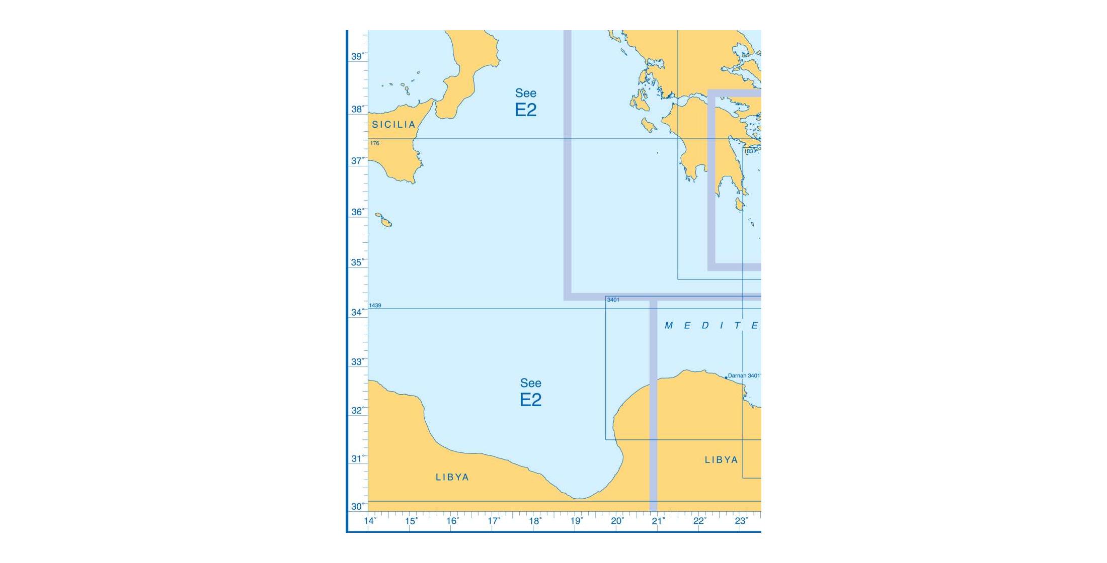 Admiralty Charts - Eastern Mediterranean Sea and Black Sea F 59 OutdoorGB