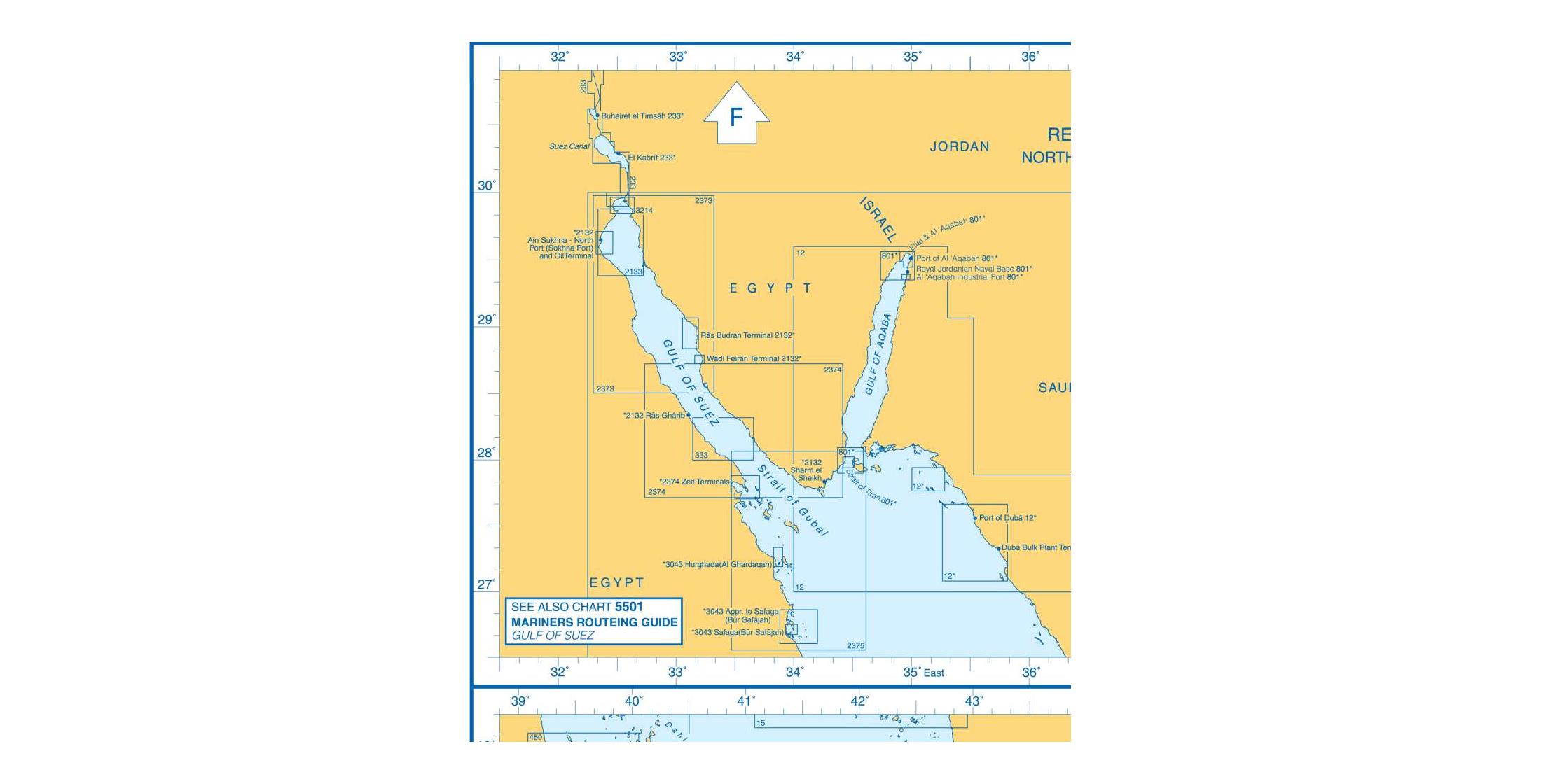 Admiralty Charts - Red Sea H2 73 OutdoorGB