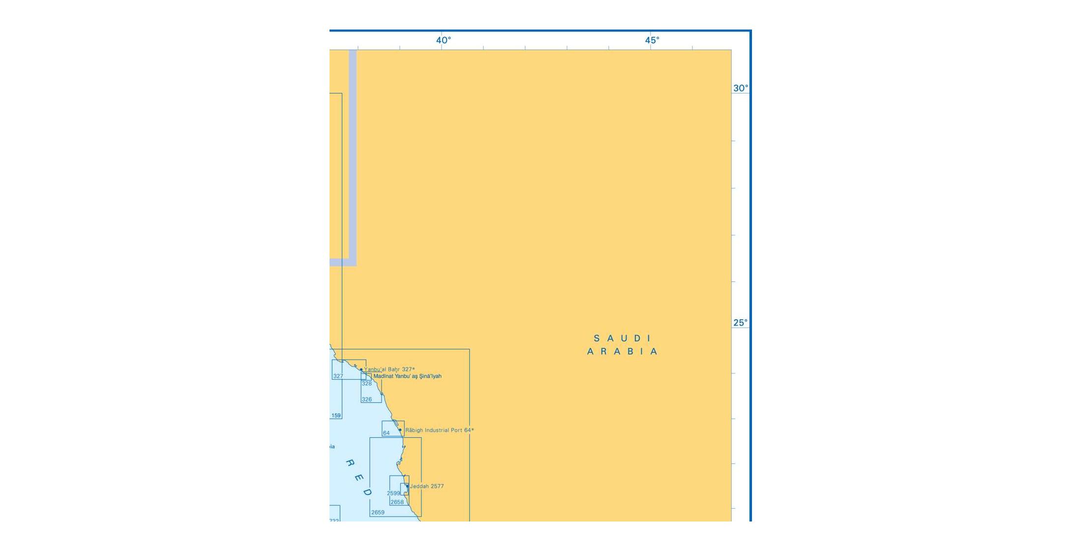Admiralty Charts - Red Sea H2 73 OutdoorGB