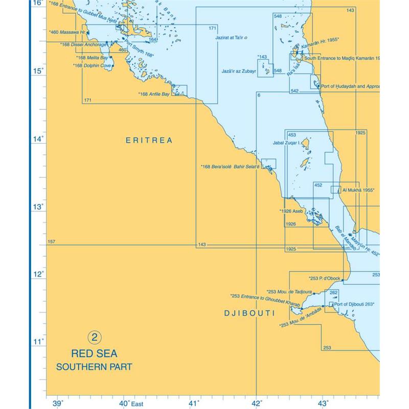 Admiralty Charts - Red Sea H2 73 OutdoorGB