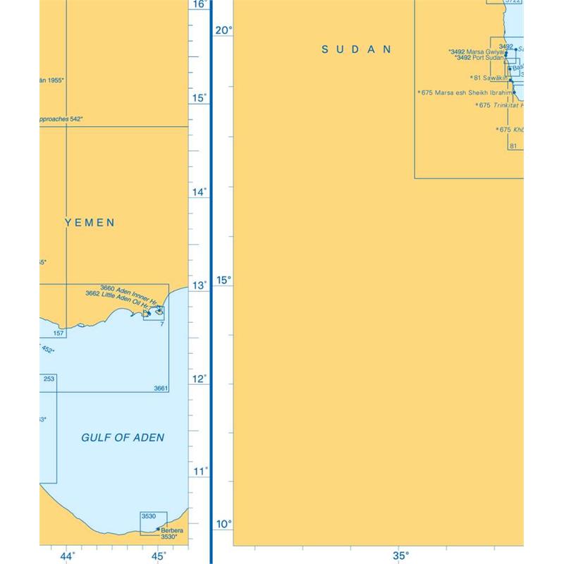 Admiralty Charts - Red Sea H2 73 OutdoorGB