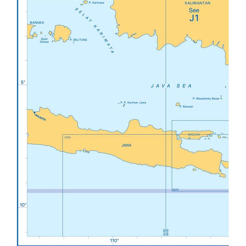 Admiralty Charts - Borneo to Ceram and Jawa to Timor J 83 OutdoorGB