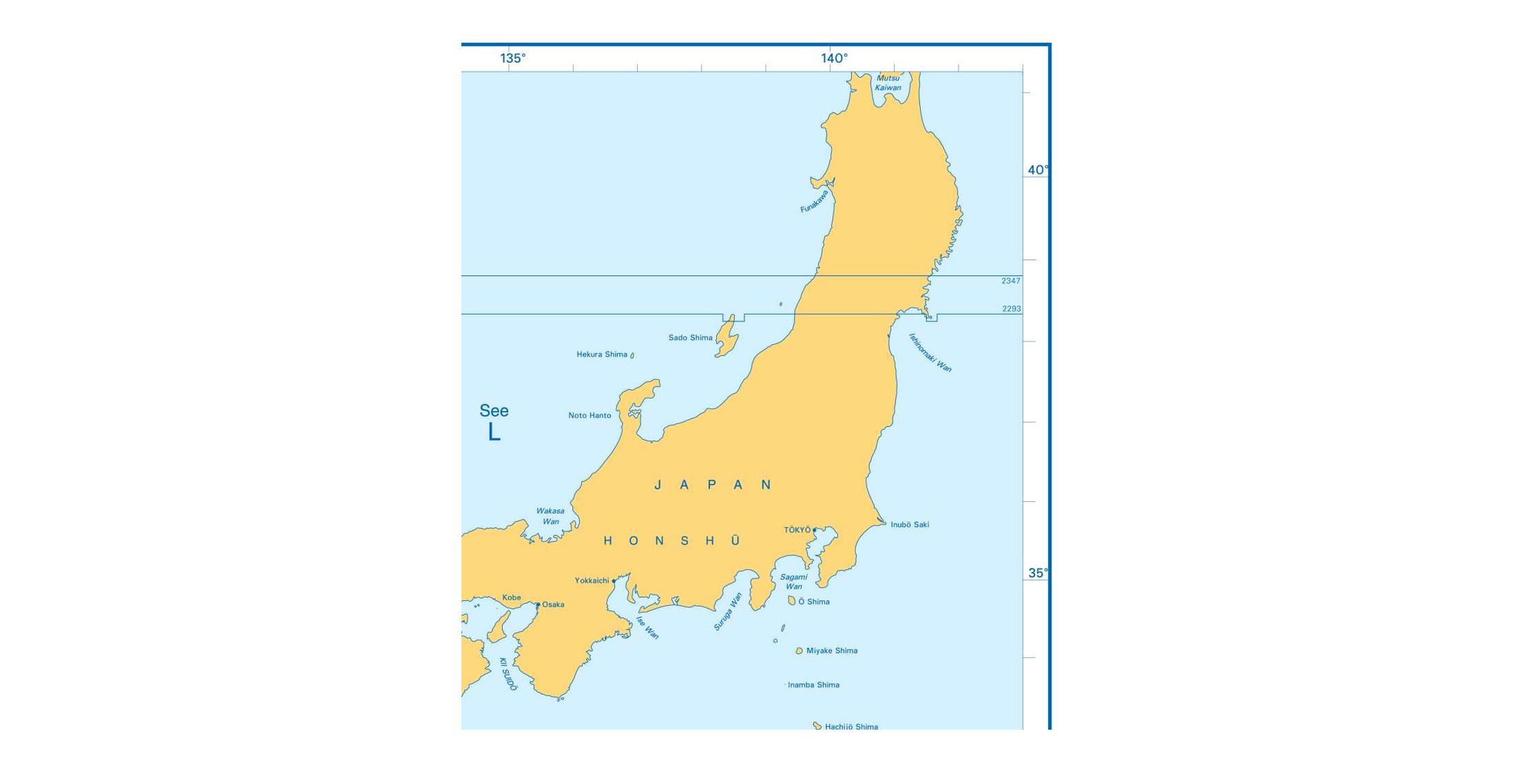 Admiralty Charts - North-East China - West Korea - Nansei Shoto - Nanpo ...