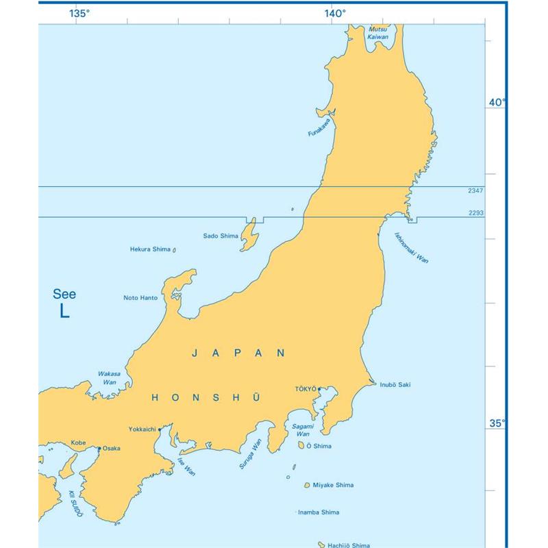 Admiralty Charts - North-East China - West Korea - Nansei Shoto - Nanpo ...