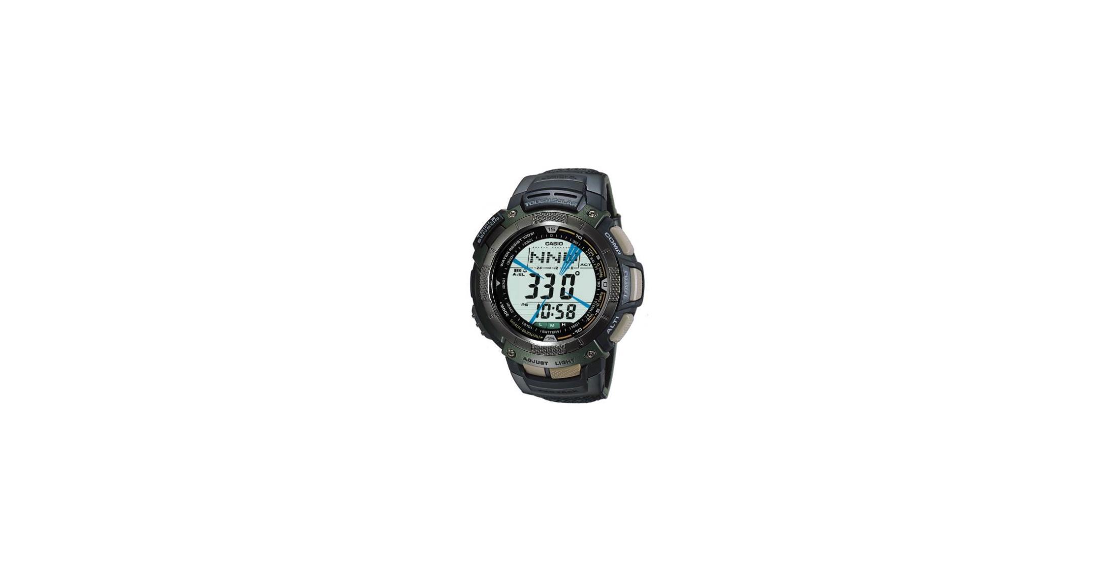 Casio Pro Trek Triple Sensor Solar Watch PRG-80L-3VER OutdoorGB