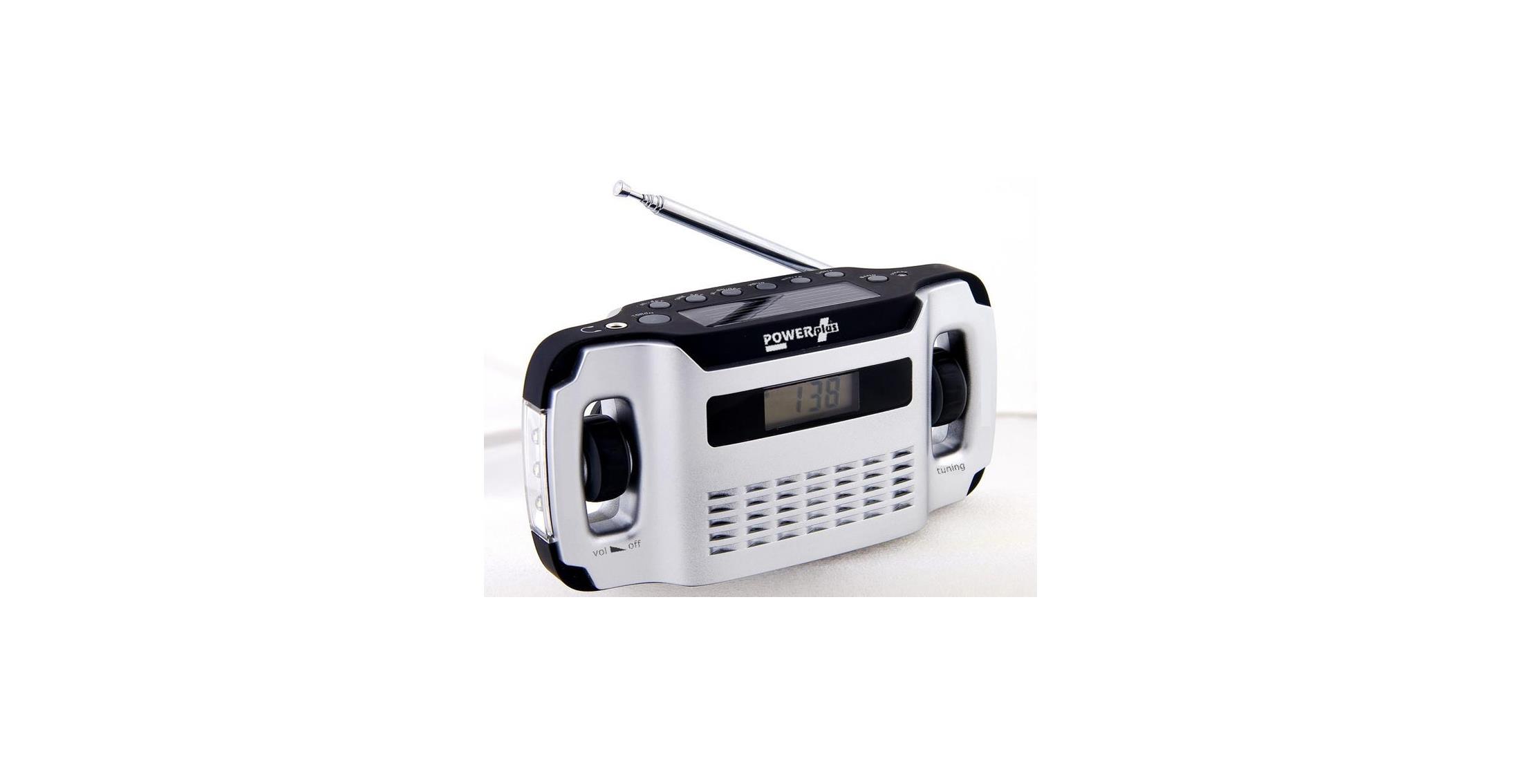 PowerPlus Lynx Solar-Powered Radio OutdoorGB