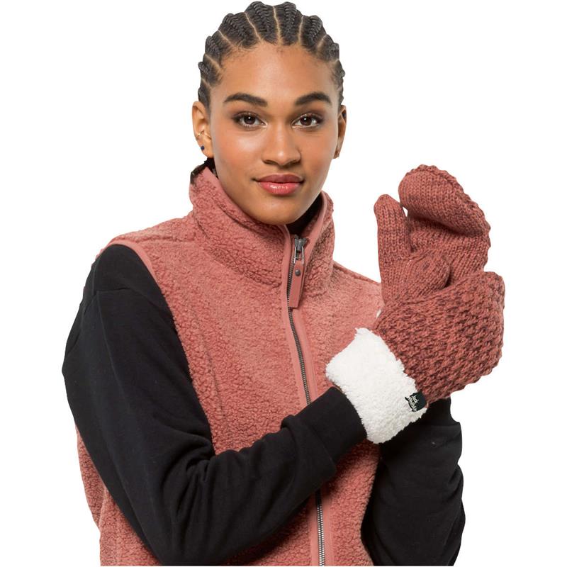 Jack Wolfskin Womens Highloft Knit Mittens OutdoorGB