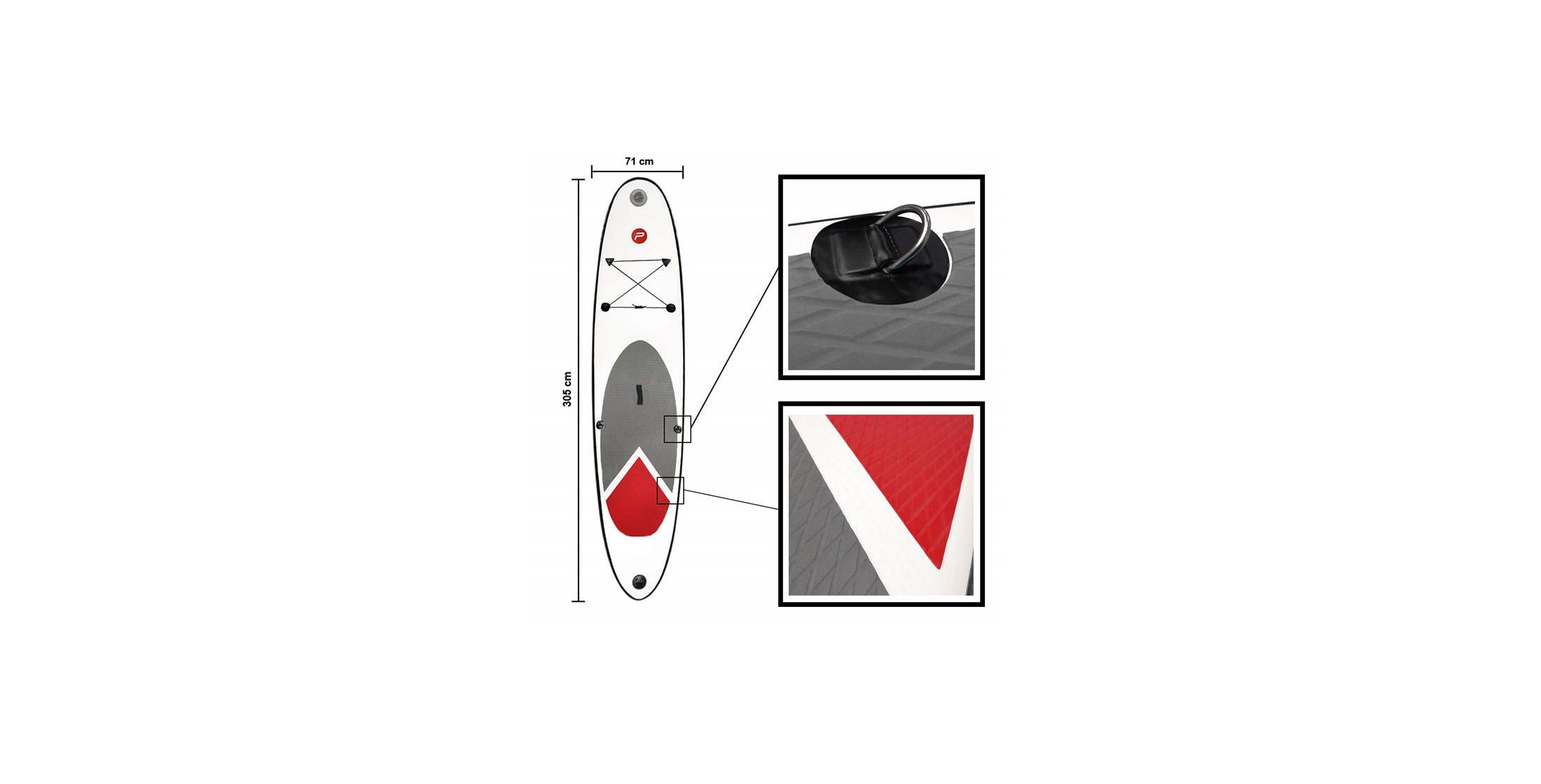 Pure4Fun Basic Stand-Up Paddle Board SUP 305 OutdoorGB
