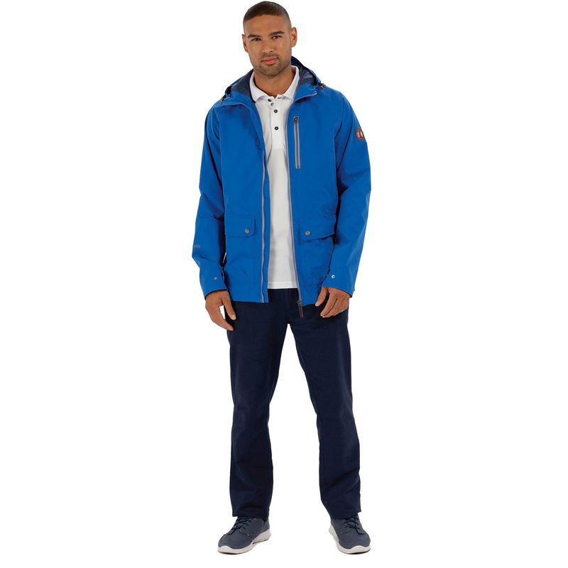 Regatta Mens Hamlen Hooded Waterproof Jacket OutdoorGB