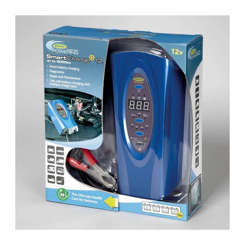 Ring Automotive SmartCharge+ Plus 12 Battery Charger OutdoorGB