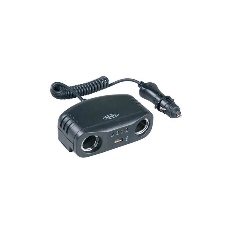 Ring Automotive 12V Multisocket with USB Charging Socket OutdoorGB