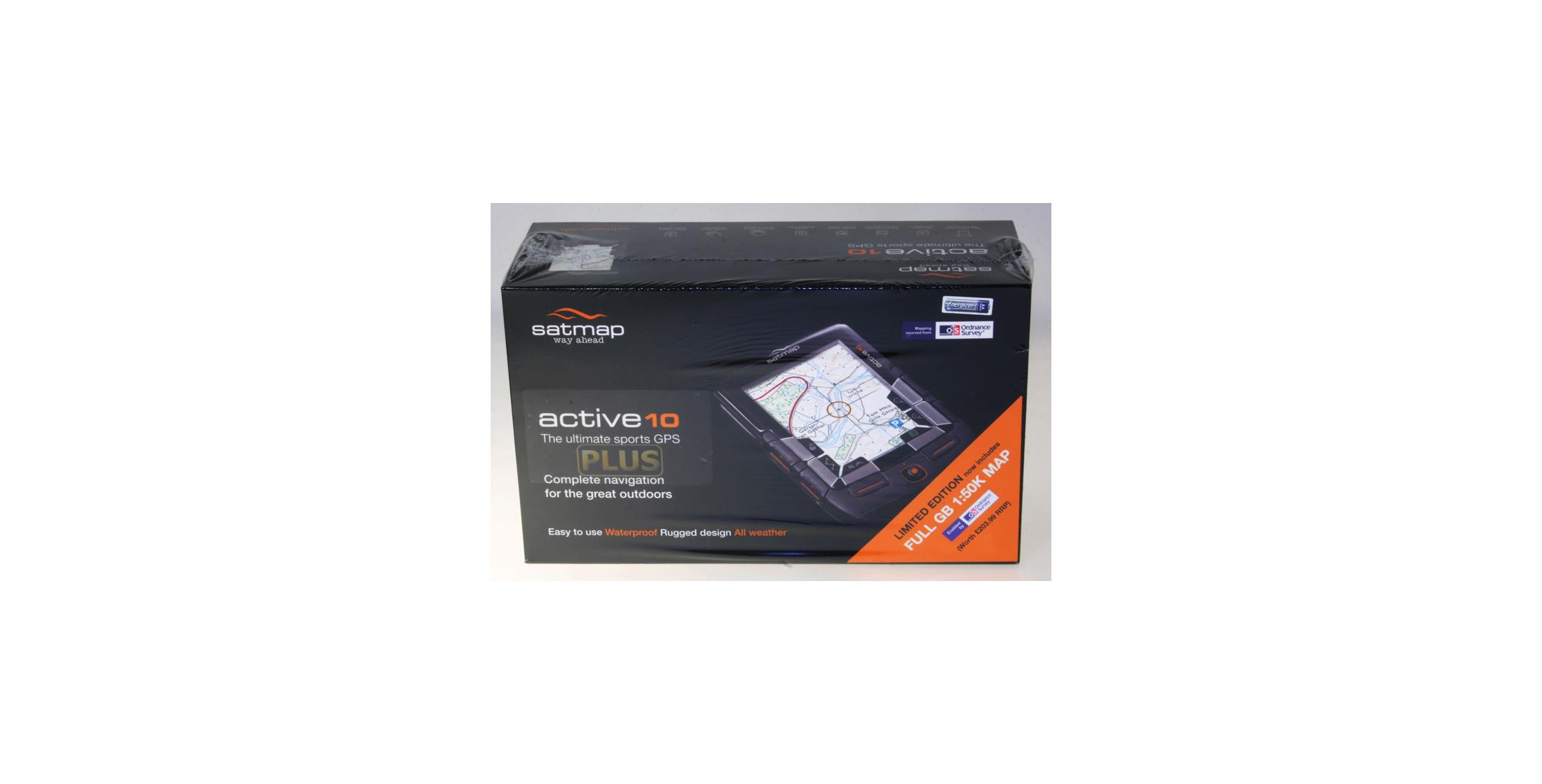 Satmap Active 10 Plus GPS Bundle with Full GB Map OutdoorGB