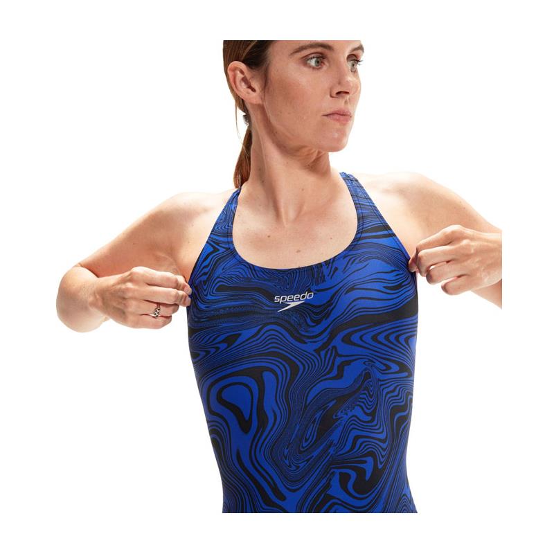 Speedo Womens Allover Proback Swimsuit OutdoorGB