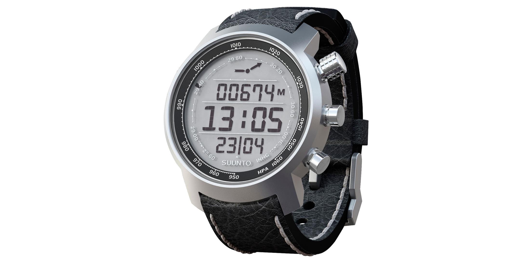 Suunto Elementum Terra Positive Black Leather Watch OutdoorGB