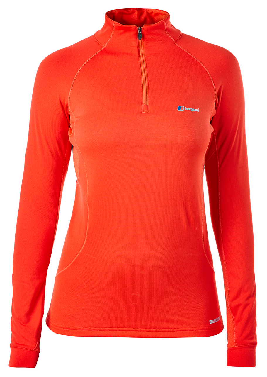 Berghaus Thermal Womens LS Zip Neck Baselayer Top