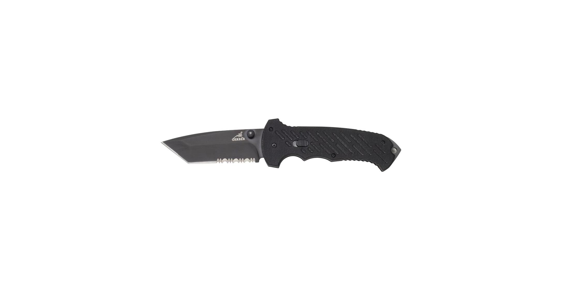 Gerber 06 Fast Tanto Serrated Knife OutdoorGB