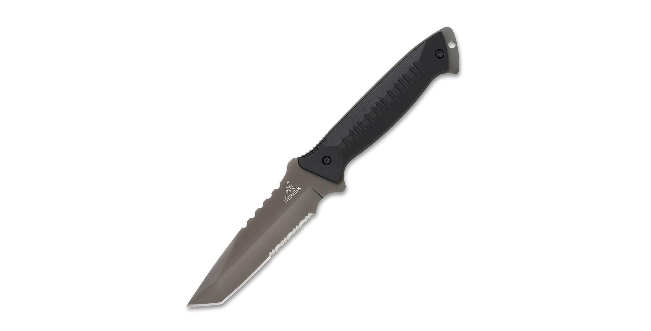Gerber Warrant Tanto Knife with Camo Nylon Sheath OutdoorGB
