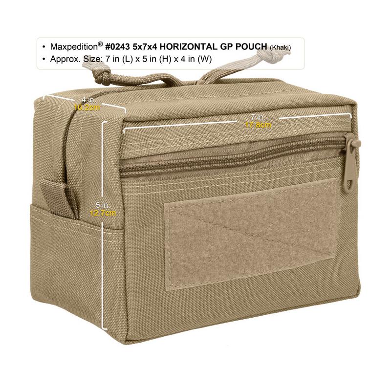 Maxpedition 5x7x4 Horizontal GP Pouch OutdoorGB