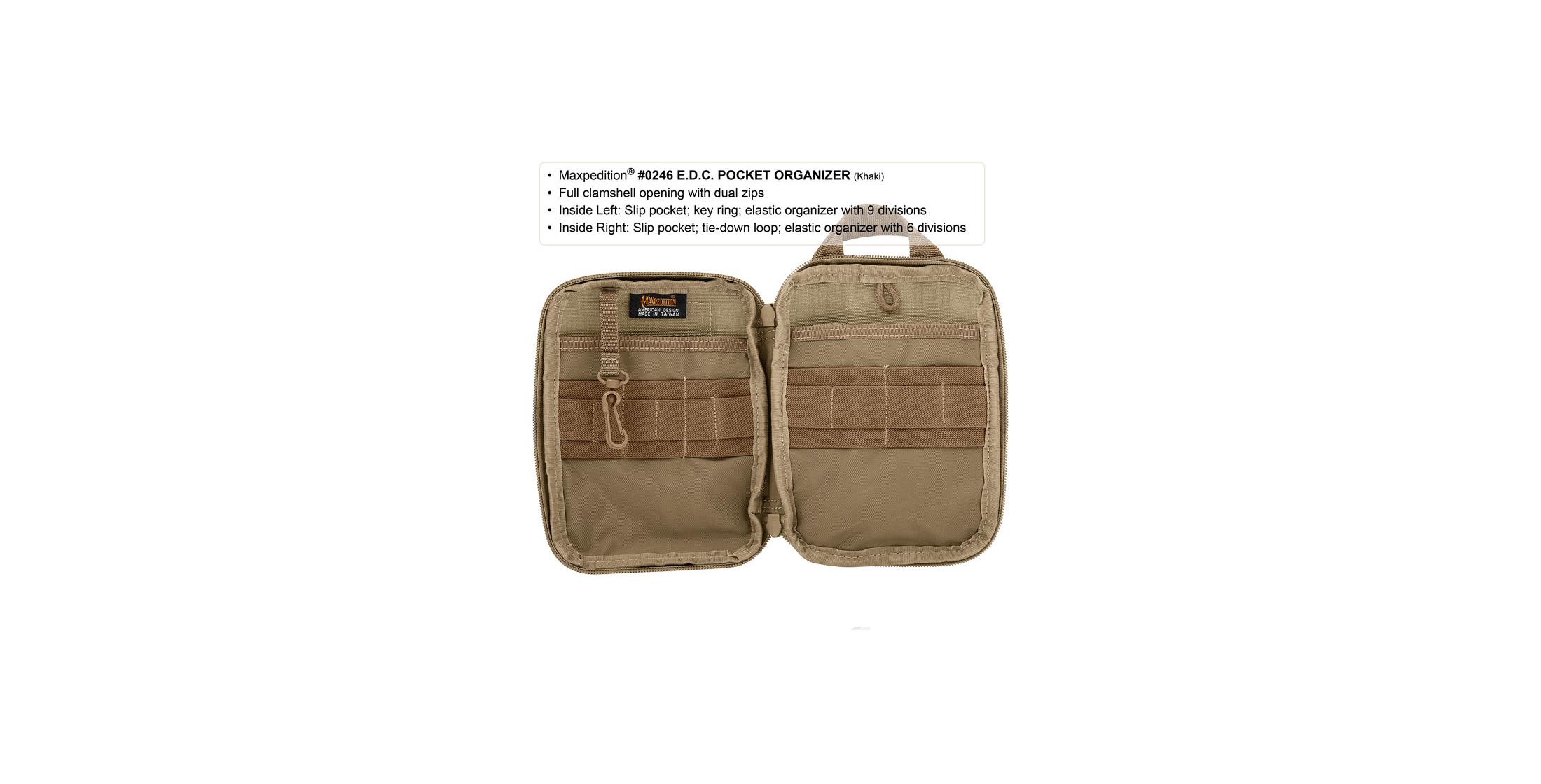 Maxpedition E.D.C. Pocket Organizer OutdoorGB