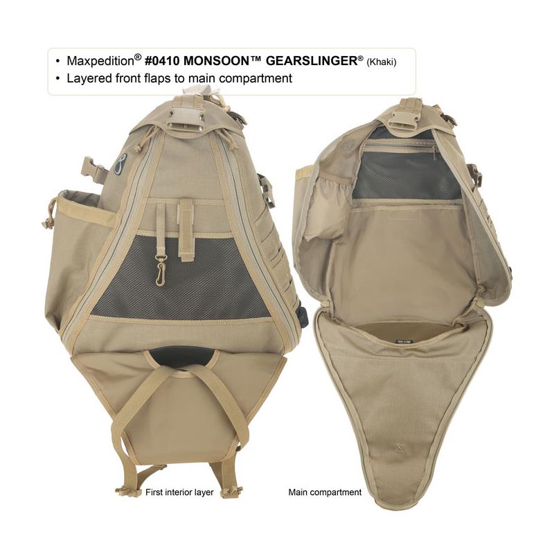 Maxpedition Monsoon Gearslinger Shoulder Pack OutdoorGB