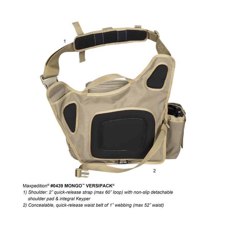 Maxpedition Mongo Versipack Shoulder Pack OutdoorGB
