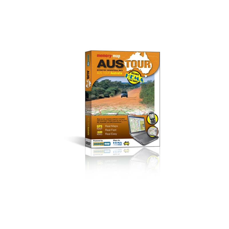 Memory-Map Australia 1:250,000 Aus-Tour Maps OutdoorGB