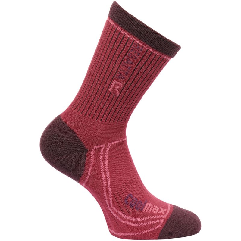 Regatta Womens 2 Season Coolmax Trek and Trail Socks OutdoorGB