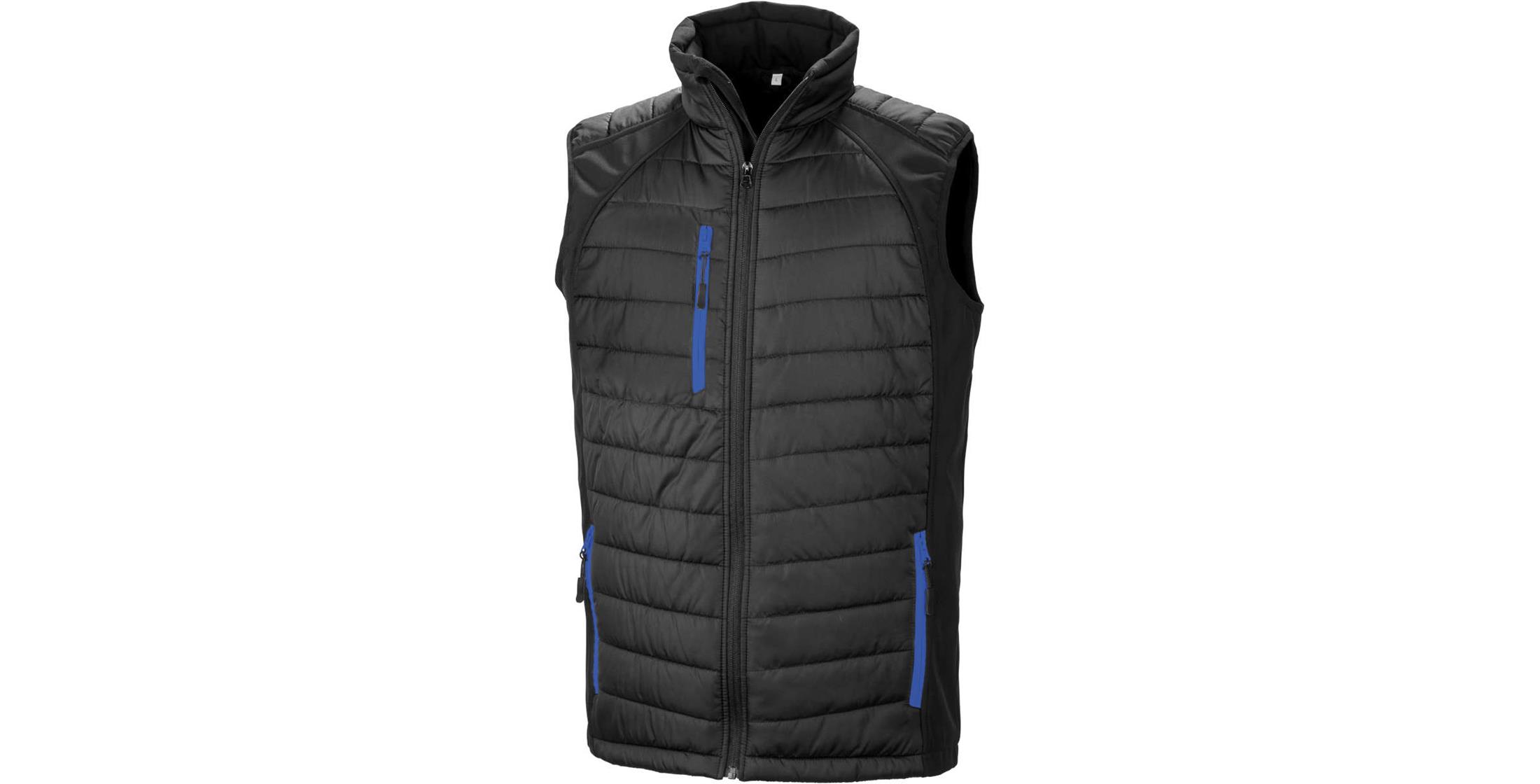 Result Black Compass Padded Softshell Gilet R238X OutdoorGB