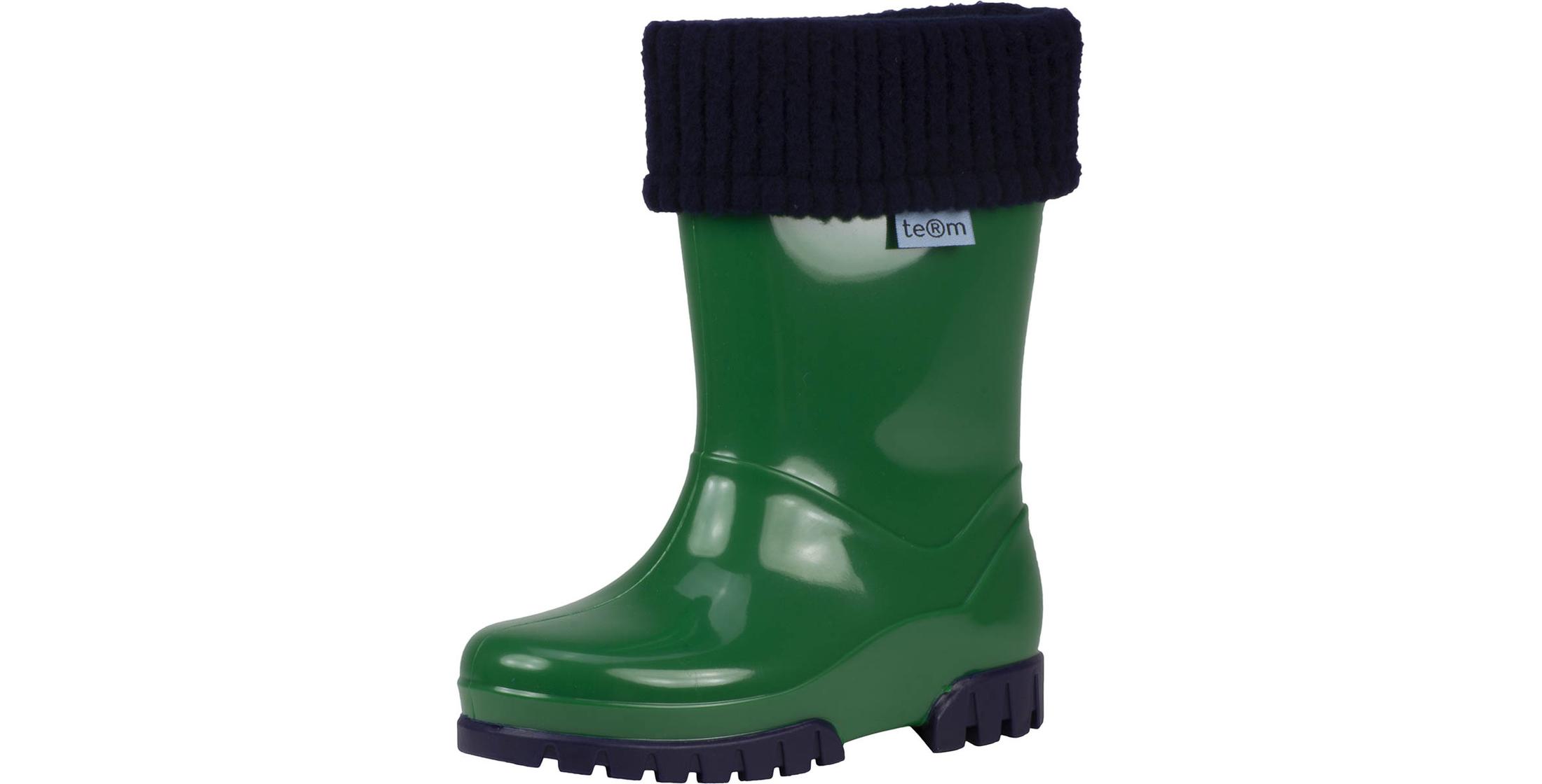 Term Footwear Shiny Wellies with Socks OutdoorGB